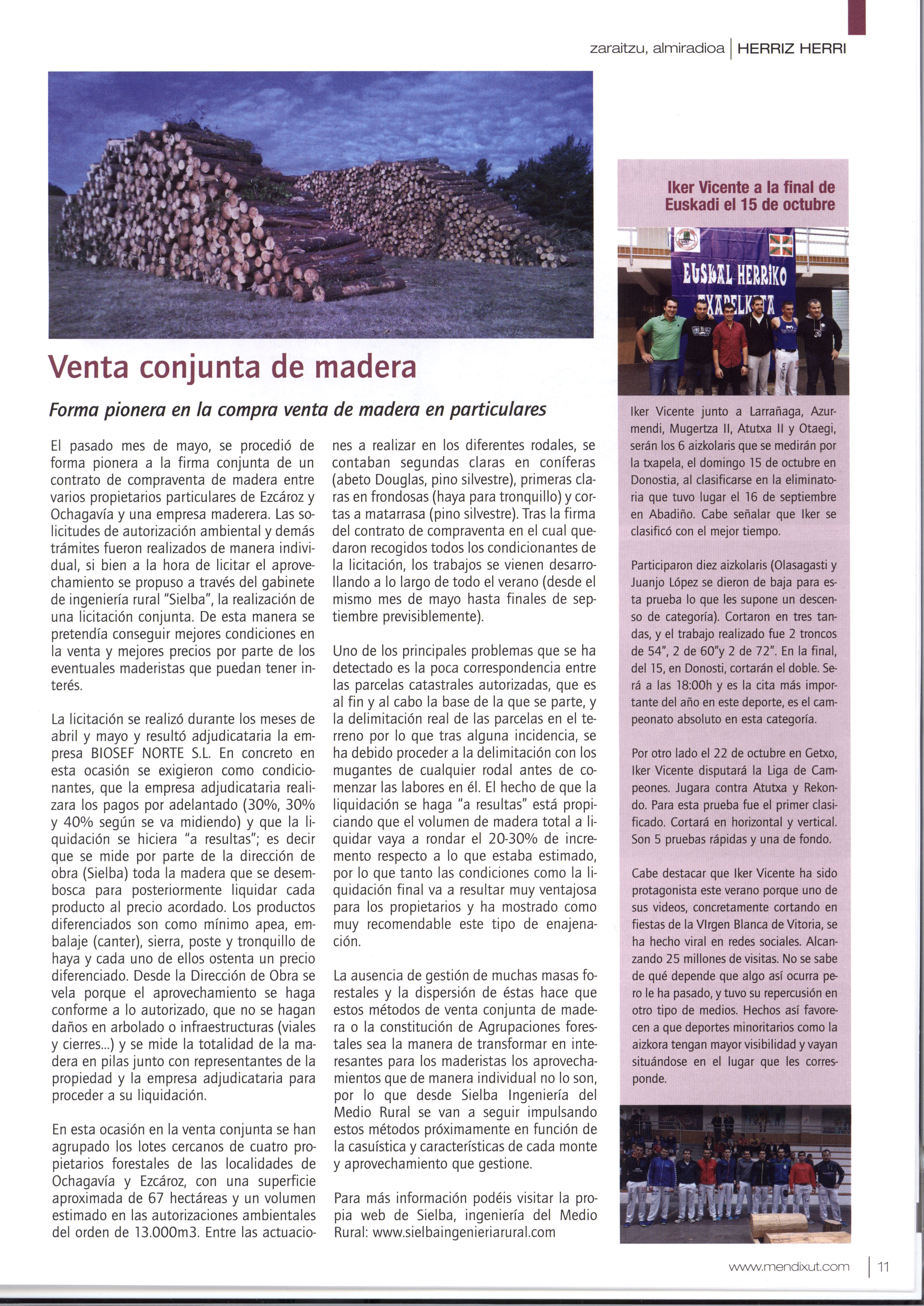 Sielba, Ingeniería del Medio Rural; promueve, coordina y certifica la ...